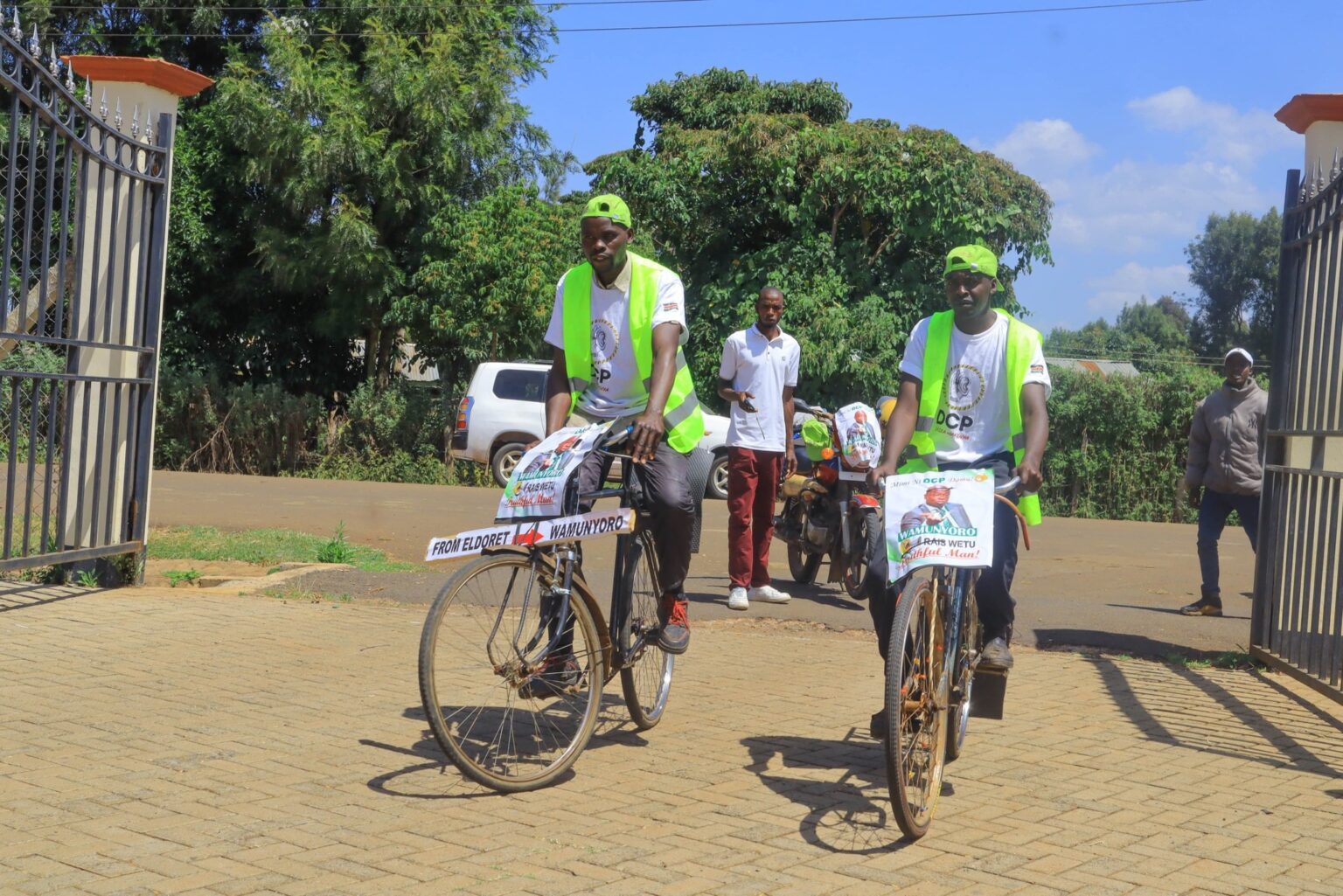 Kimeli and Kiprono finally in Wamunyoro village after cycling from ...